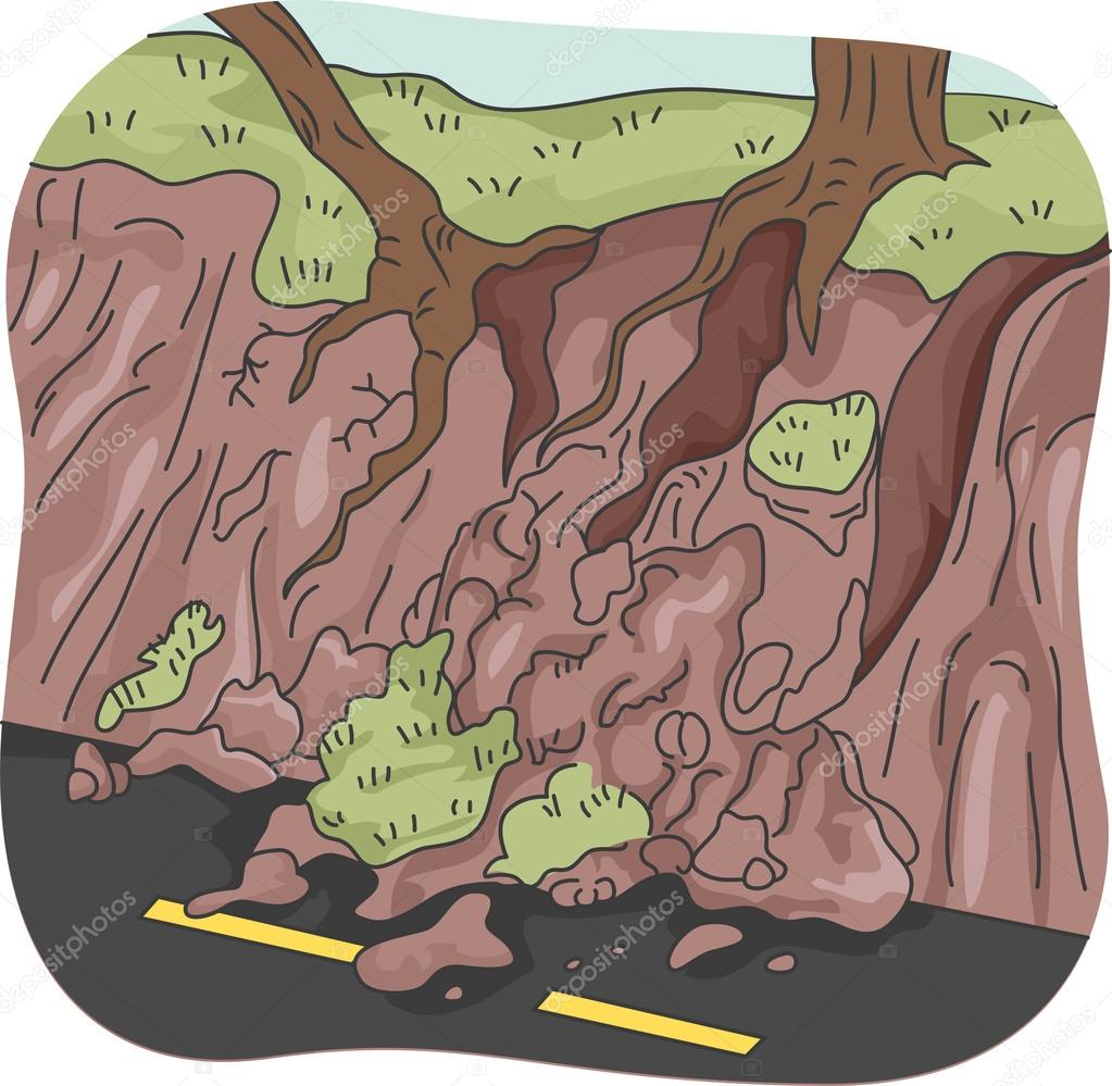 Deslizamiento de tierra — Foto de stock © lenmdp #39463119