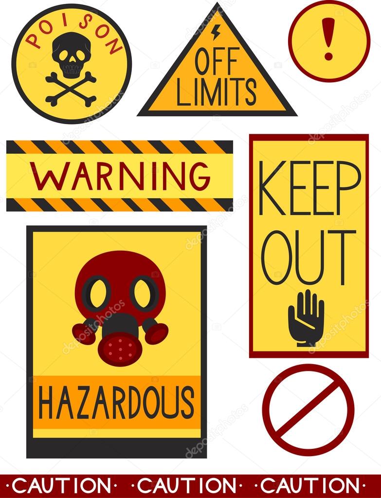 Warning Labels — Stock Photo © lenmdp #39463311