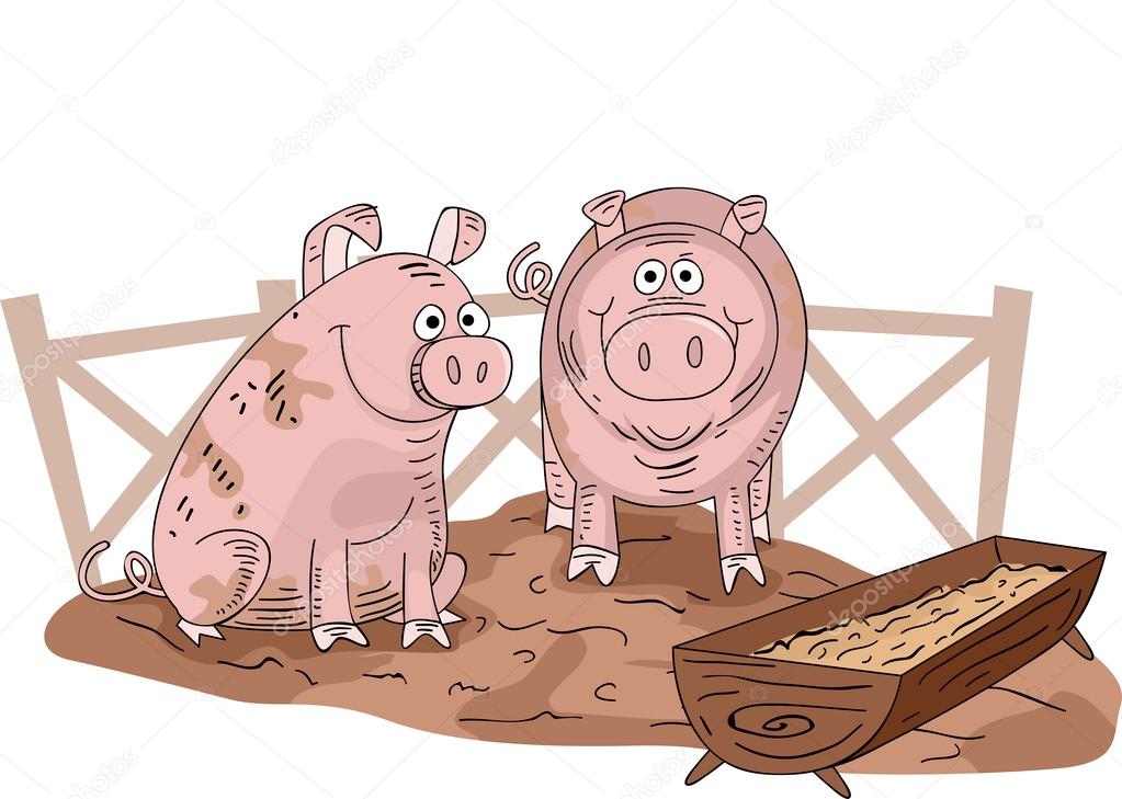 Pig Pen Stock Photo by ©lenmdp 39464139