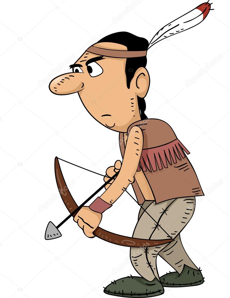 Native American Man Clipart