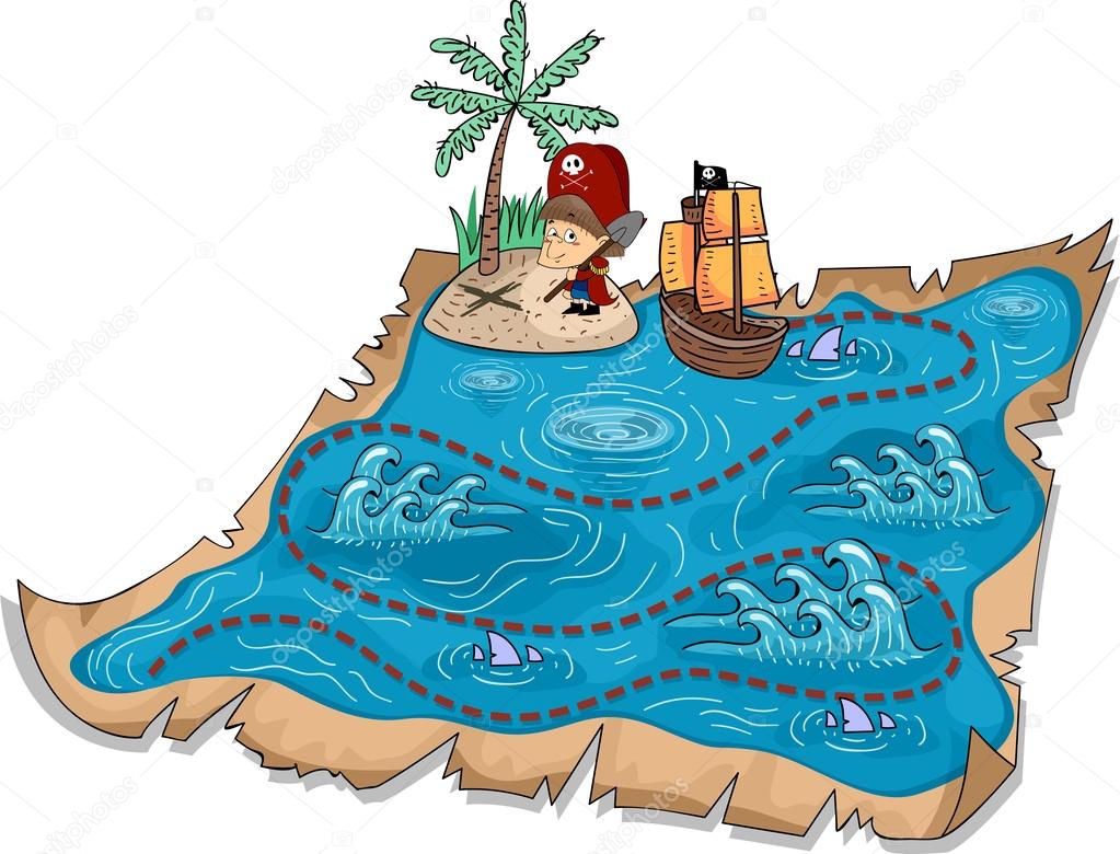 Treasure Map Clip Art