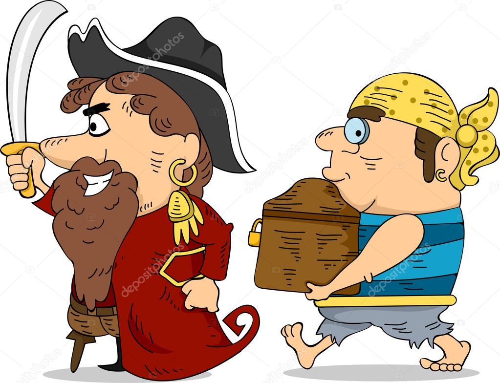 Pirates Treasure Stock Illustration by ©lenmdp #39468505