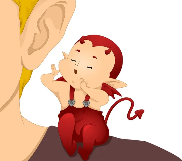 Evil Whispering In Ear