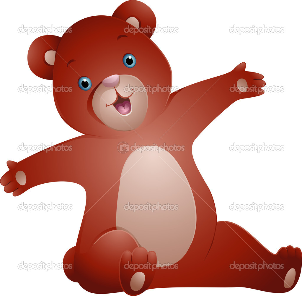 Happy Bear Stock Illustration by ©lenmdp #46205905