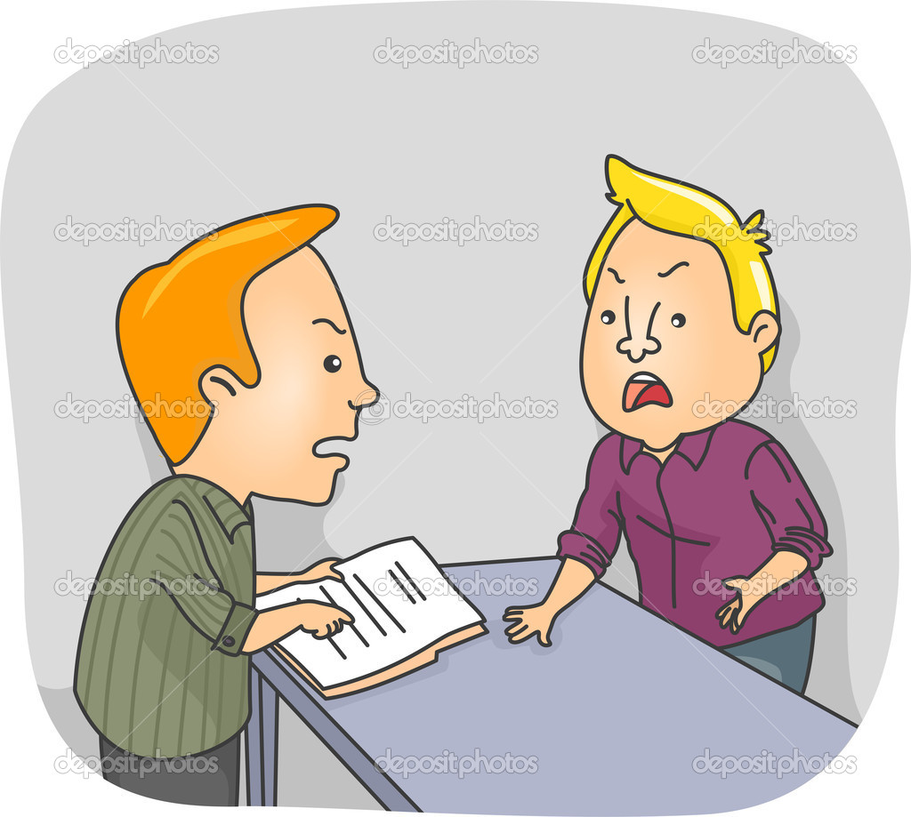 Work Argument Stock Illustration by ©lenmdp #46209897