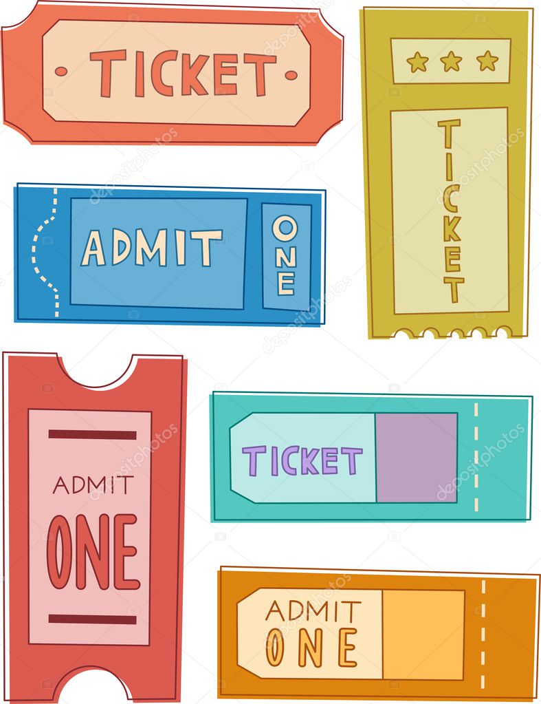 Ticket Design Elements — Stock Photo © lenmdp #46210899