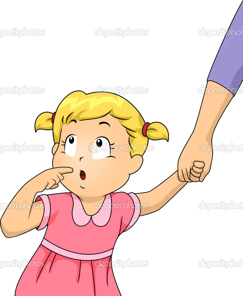 Curious Girl Stock Illustration by ©lenmdp #46211165