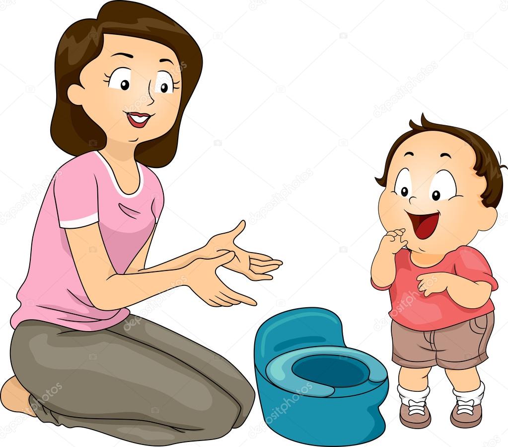 Potty Training Stock Illustration by ©lenmdp #46214729
