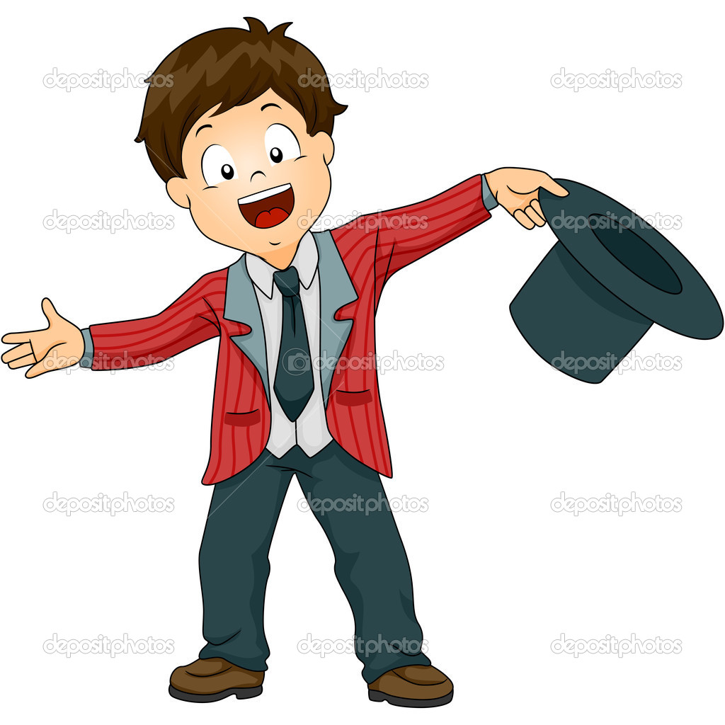 Stage Welcome Boy Stock Illustration by ©lenmdp #48930091