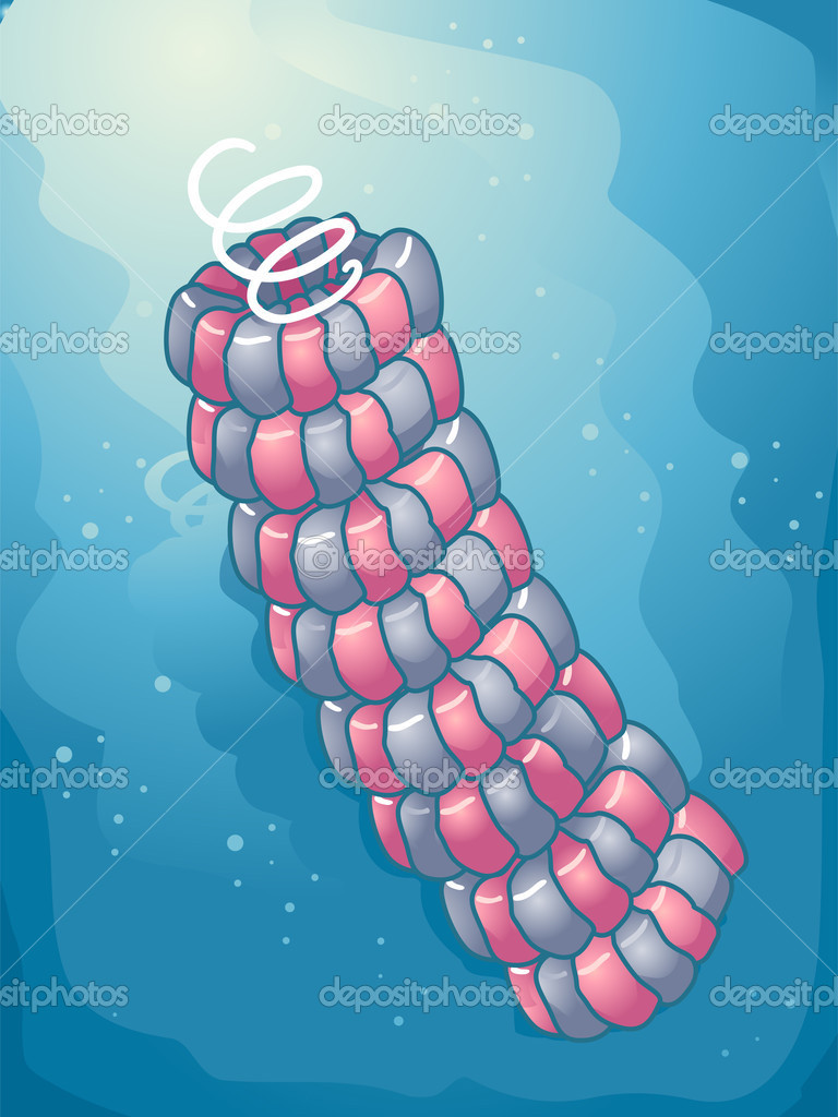 Virus helicoidal — Foto de stock #48932301 © lenmdp