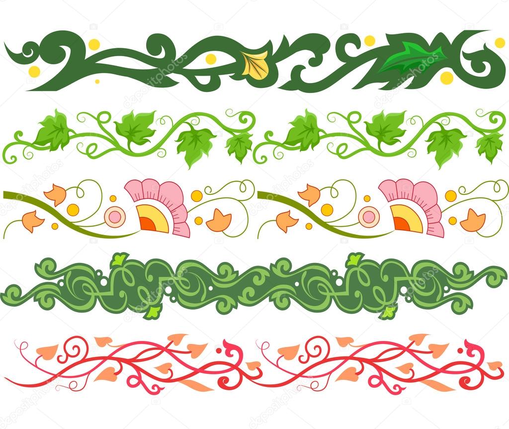 Vine Borders Stock Photo by ©lenmdp 51514669