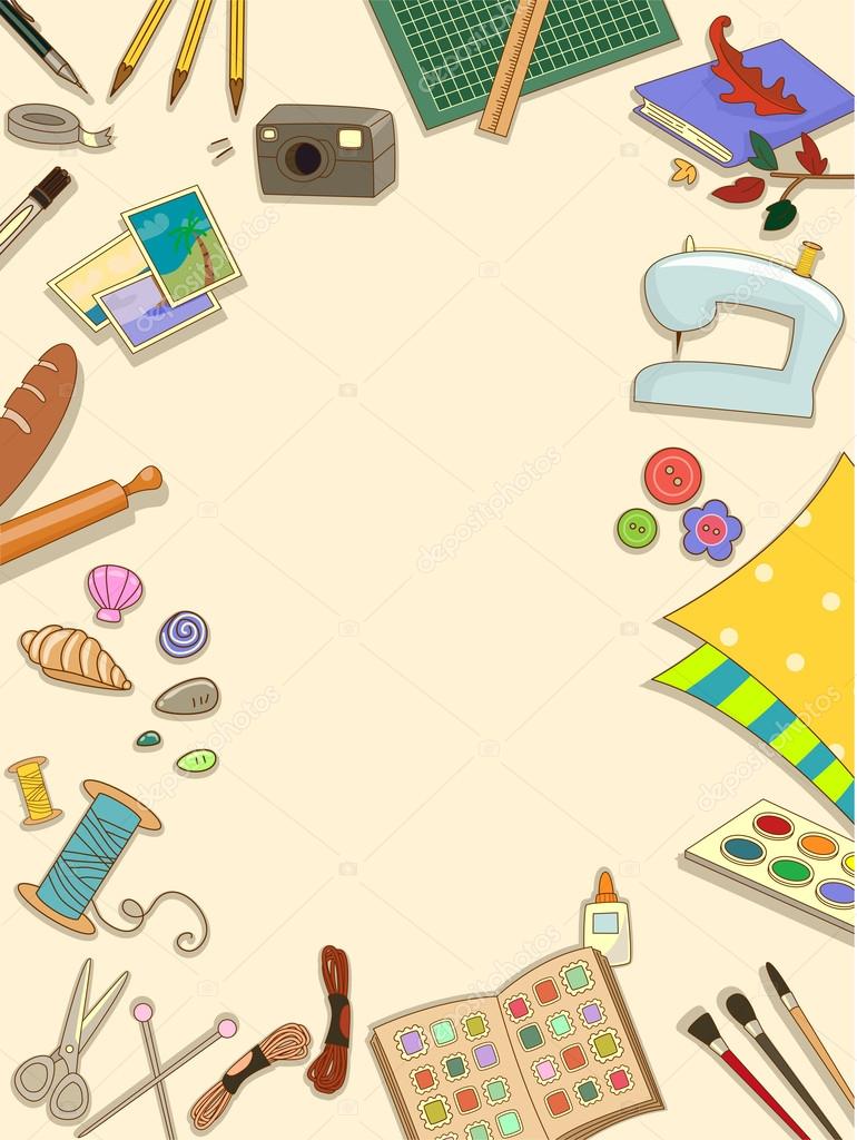 Hobbies and Crafts Frame Stock Photo by ©lenmdp 51514715