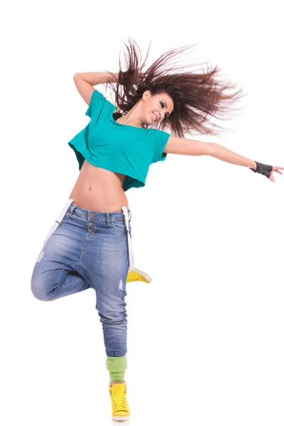 Woman breakdancer screaming — Stock Photo © feedough #12396536