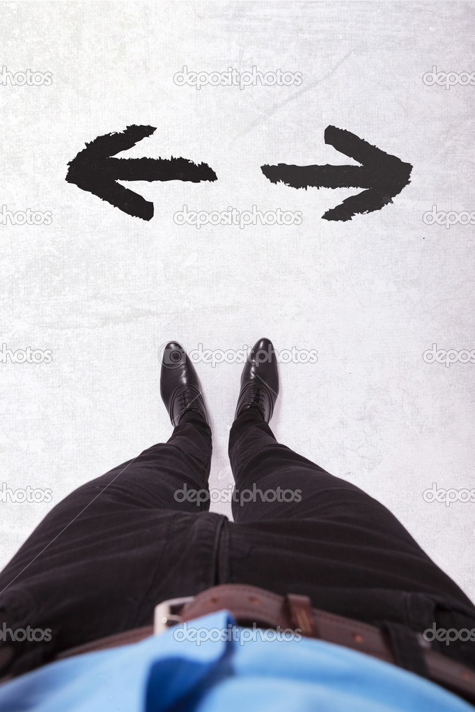 Undecided man — Stock Photo © feedough #19608497