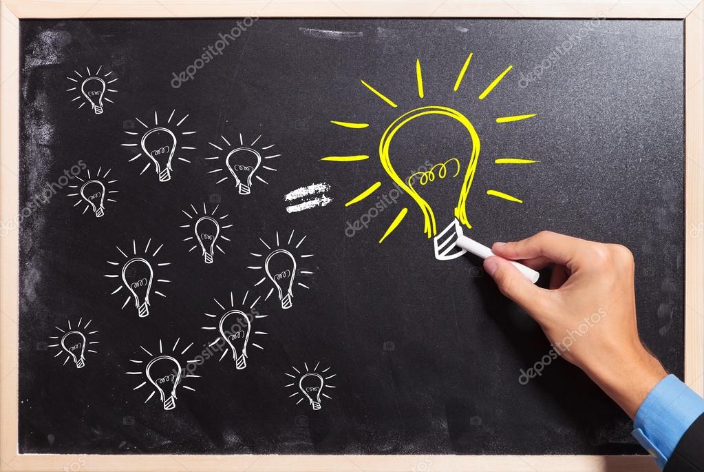 Many ideas make a big one — Stock Photo © feedough #21171725