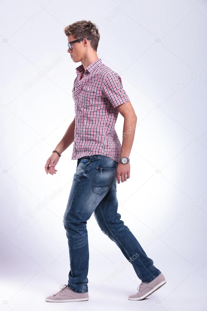 Man Walking Forward