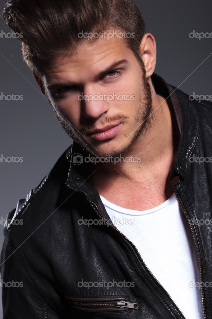 Face of a young man Stock Photo by ©feedough 34391515