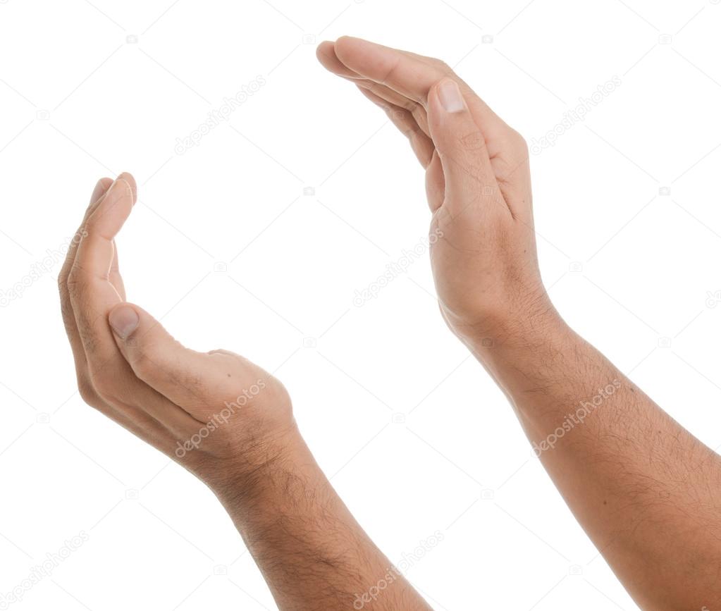 Two Hands Holding Something