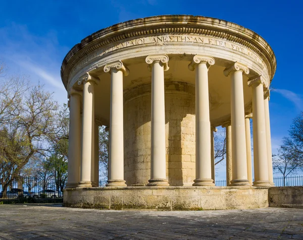 Round greek temple in Corfu, Greee — Stock Photo © AlexTimaios #2656991