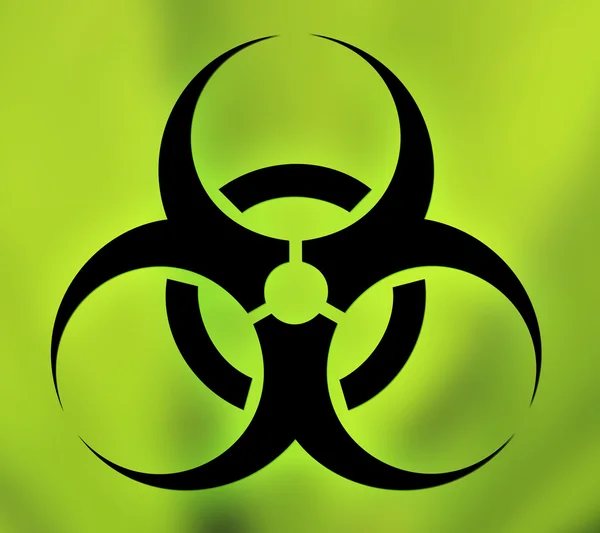 Green Biohazard Symbol Wallpaper
