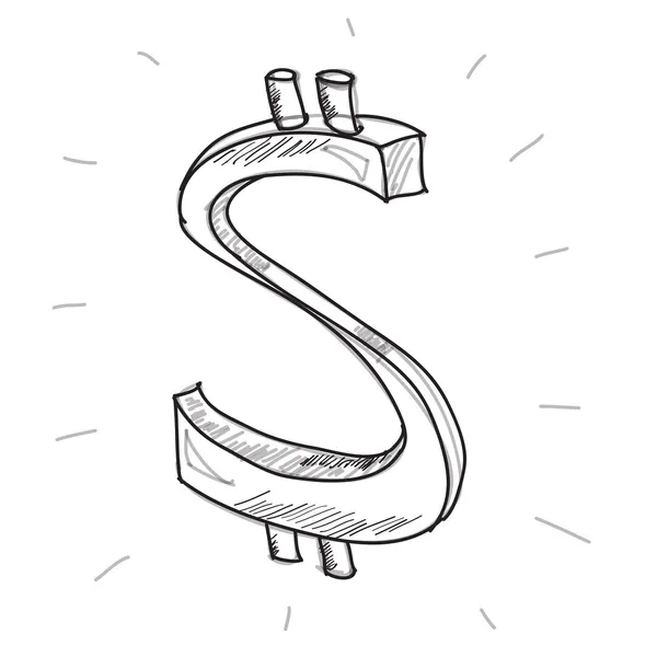 Cool Money Sign Drawing
