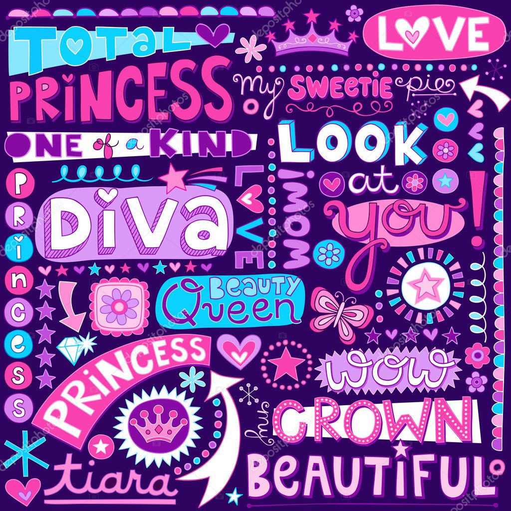 Princess Word Wallpaper