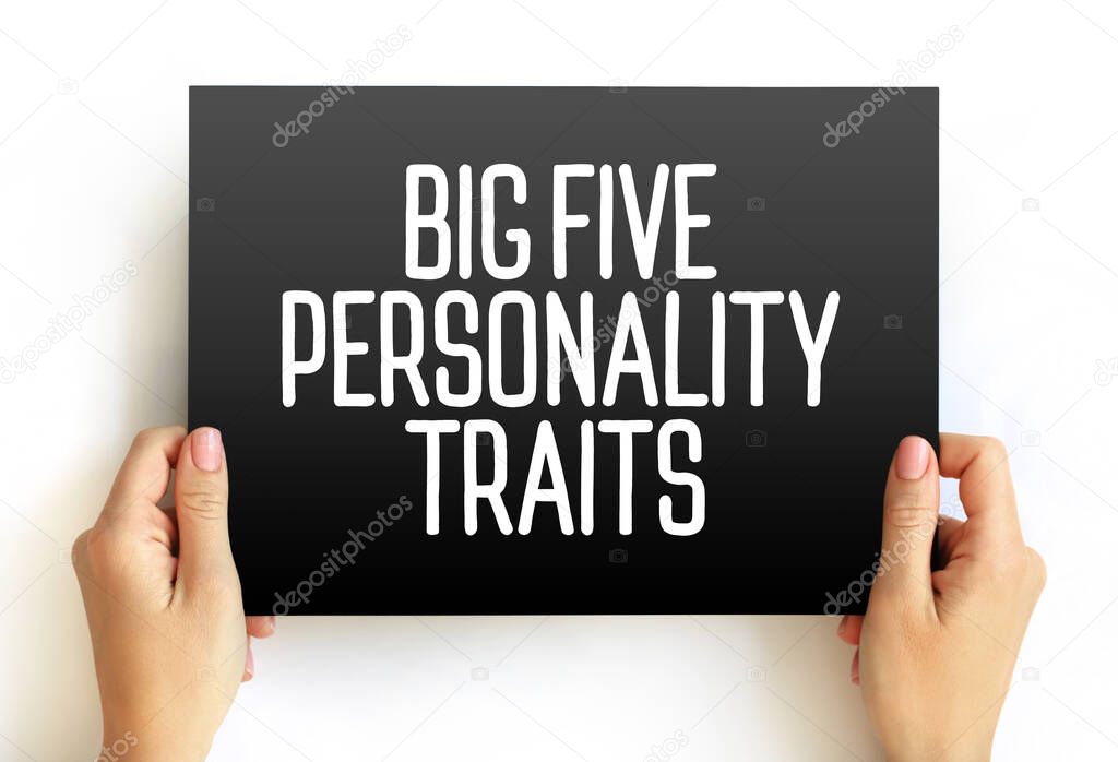 Los Cinco Grandes rasgos de personalidad - taxonomía sugerida, o ...