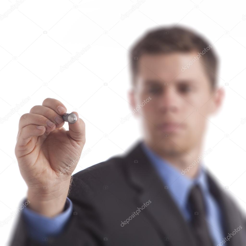 Business Man Drawing Blank Diagram — Stock Photo © justinkendra #16793727 Business Man Drawing Blank Diagram — Stock Photo © justinkendra #16793727