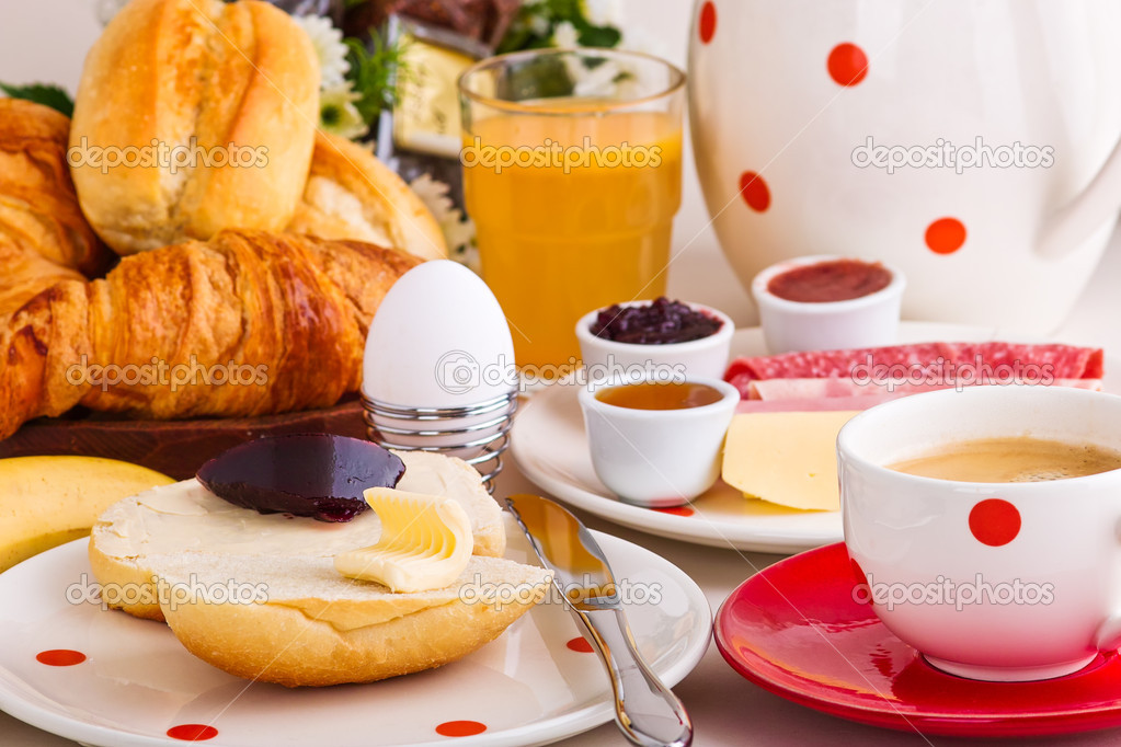 Continental breakfast — Stock Photo © Kleiness #19813821 Continental breakfast — Stock Photo © Kleiness #19813821