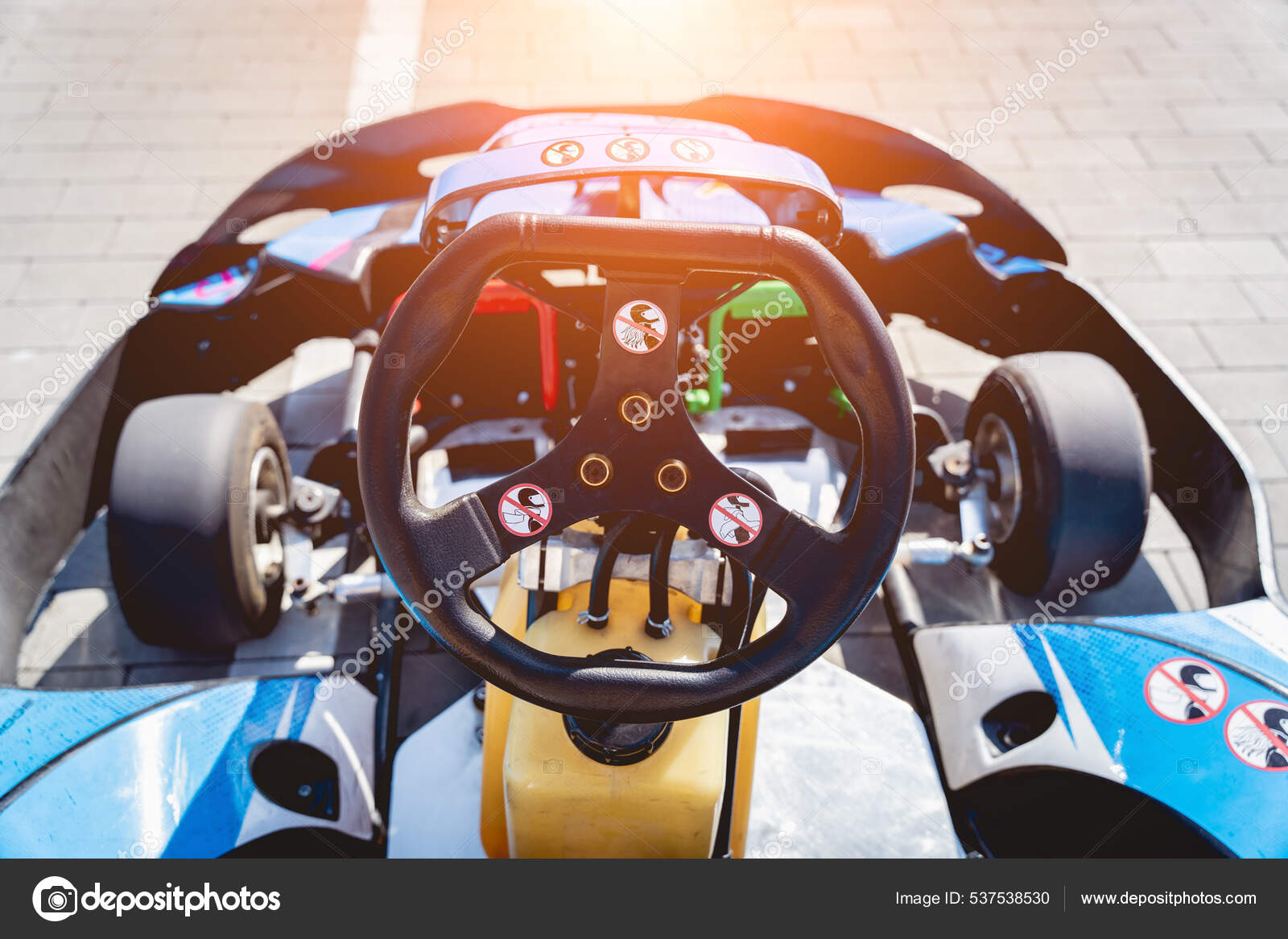 Go carts at the track and ready to start Stock Photo by ©Romaset 537538530