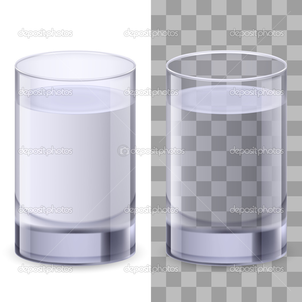 Glasses of water Stock Vector Image by ©dvargg #23305000