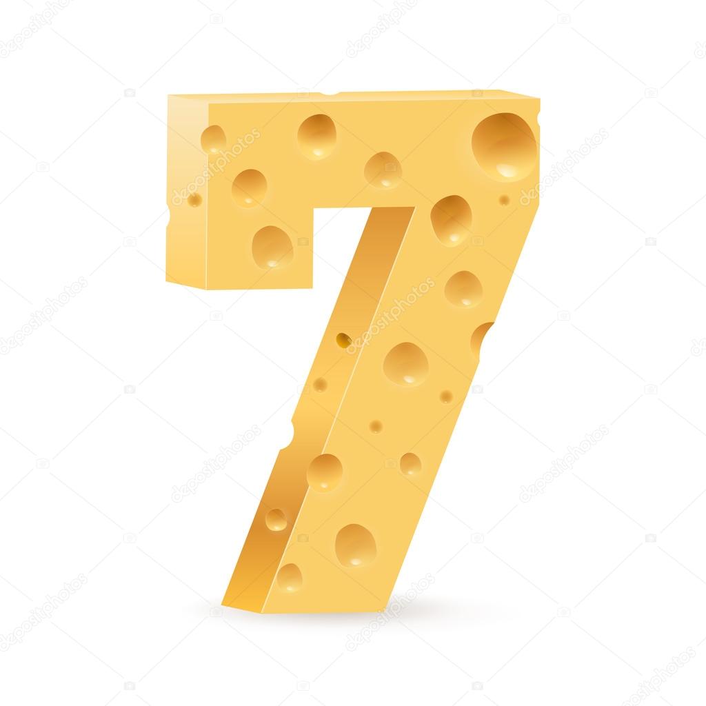 Digit of cheese Stock Vector Image by ©dvargg #24468283
