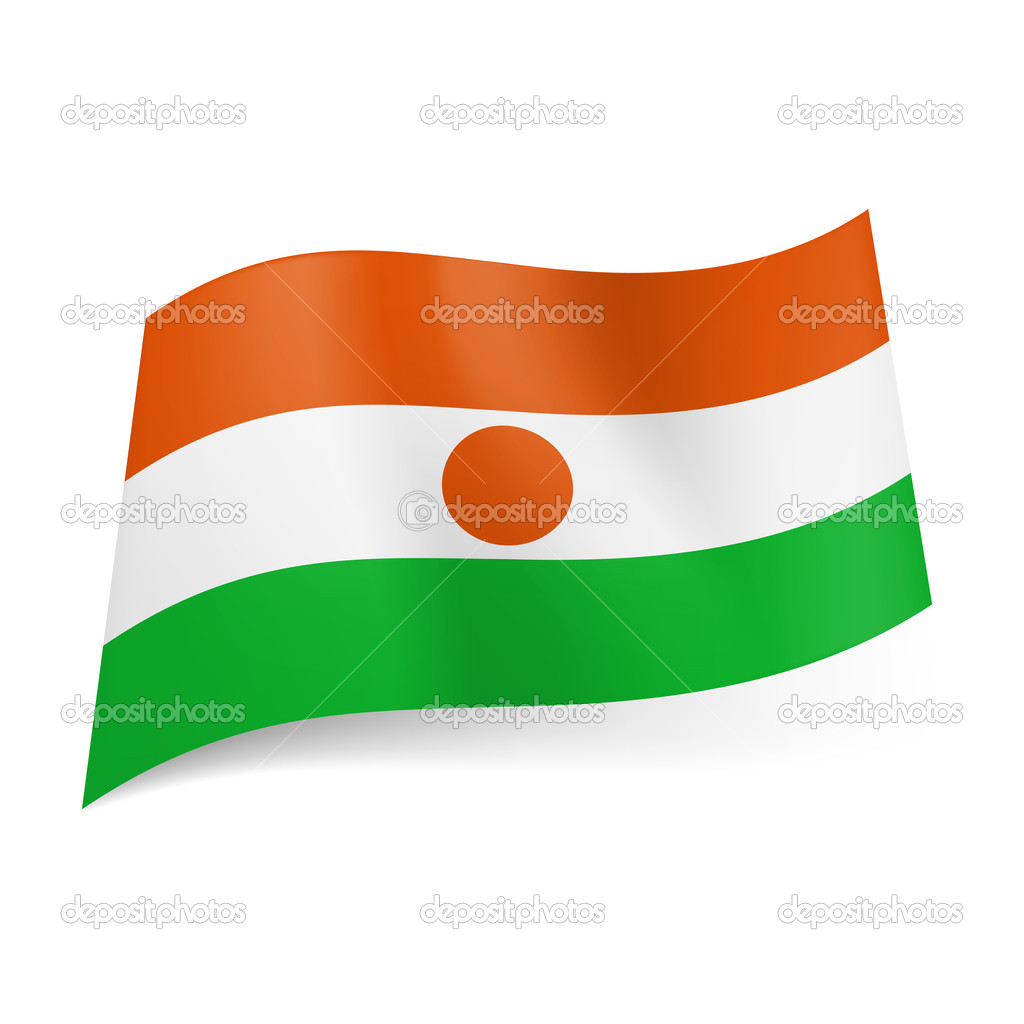 State flag of Niger. — Stock Vector © dvargg #30928775