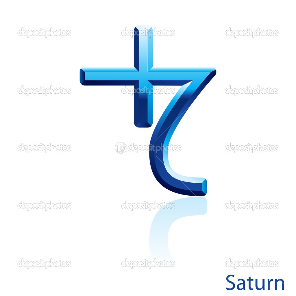 Saturn sign. Stock Vector by ©dvargg 36152555