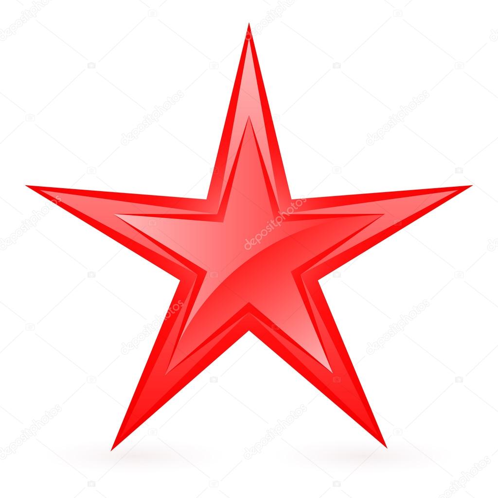 Red star. Stock Vector Image by ©dvargg #36753895