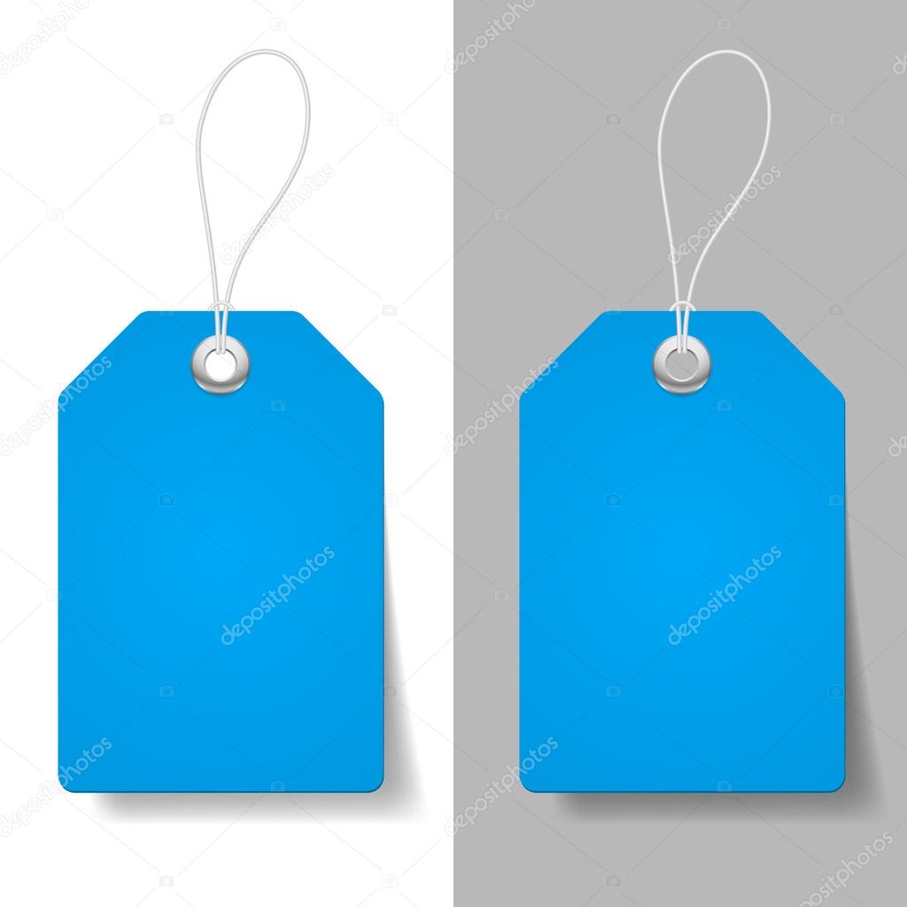 Blue Price Tag Clip Art