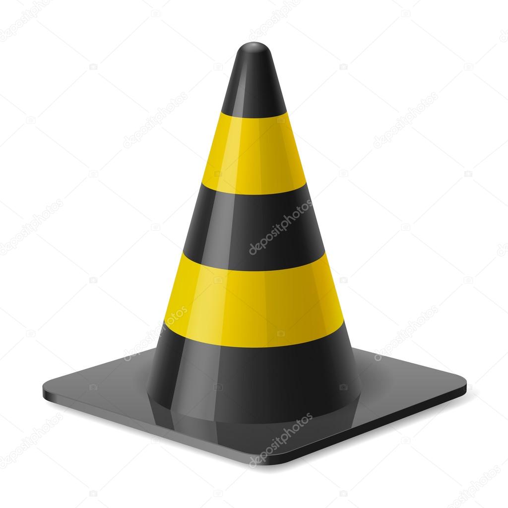Traffic cone — Stock Vector © dvargg #45986129 Traffic cone — Stock Vector © dvargg #45986129
