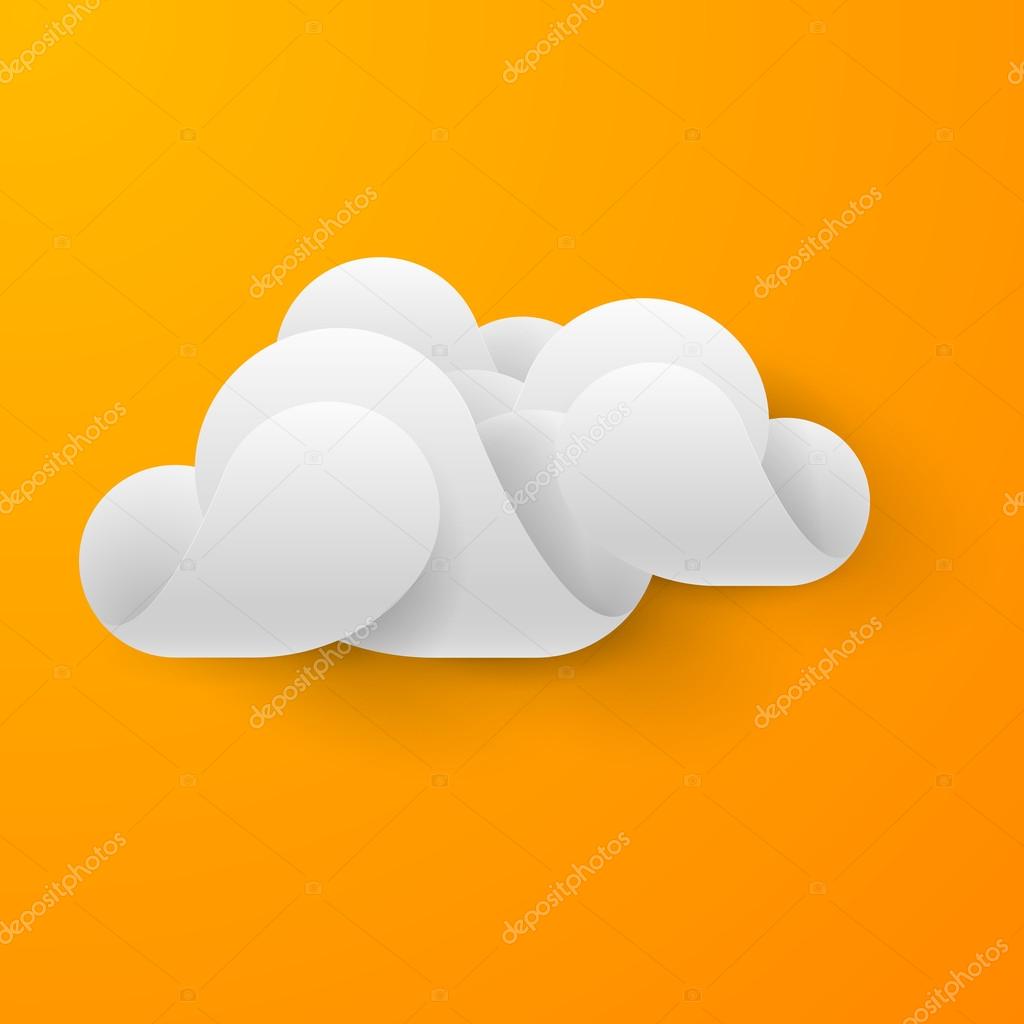 Abstract white cloud Stock Vector by ©dvargg 47493895