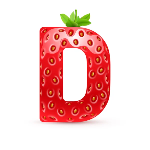 Letra d dulces Vector Art Stock Images | Depositphotos