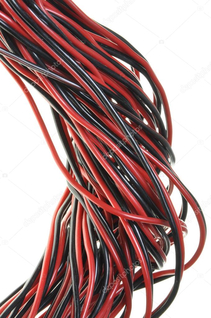 Alambres eléctricos flujo de señal retorcido 2025