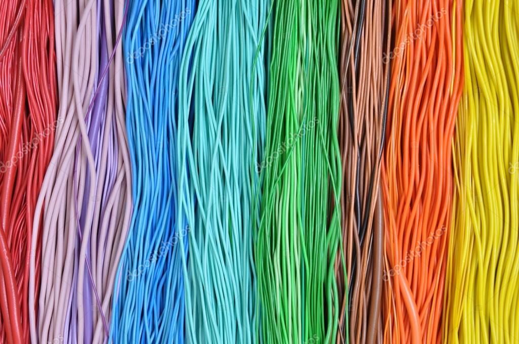 Multi-colored wires — Stock Photo © Zetor2010 #17854769