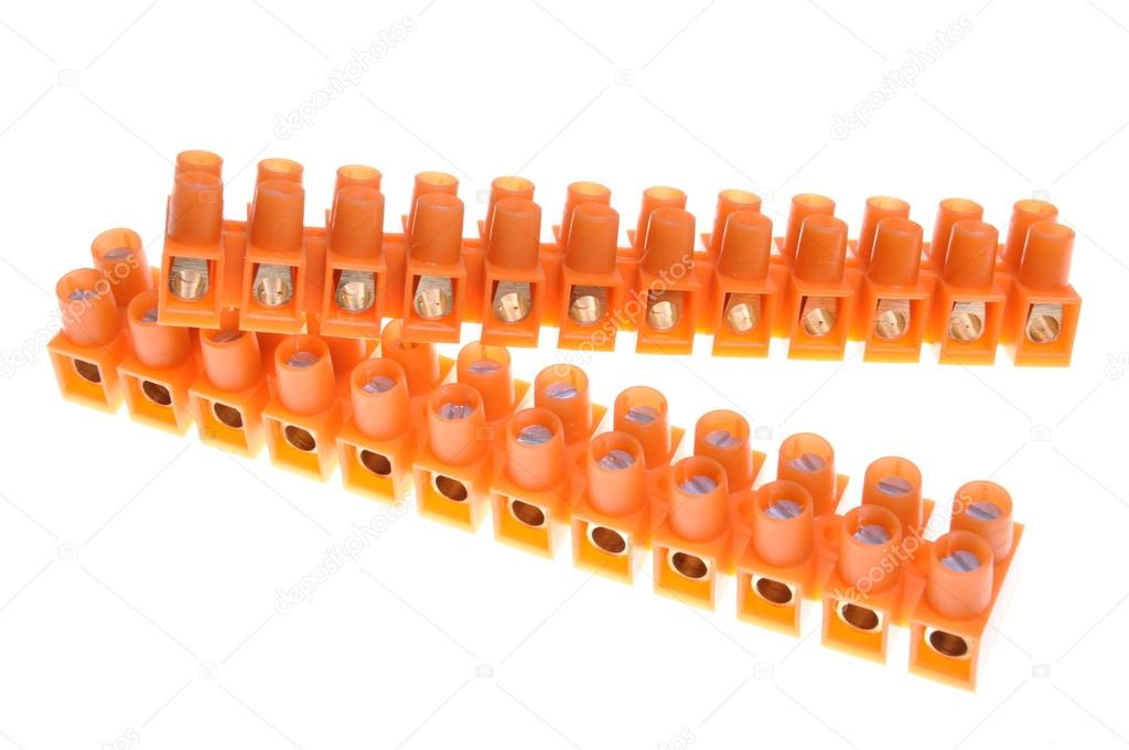 Bloques terminales para cables eléctricos — Foto de stock #20031789 ...