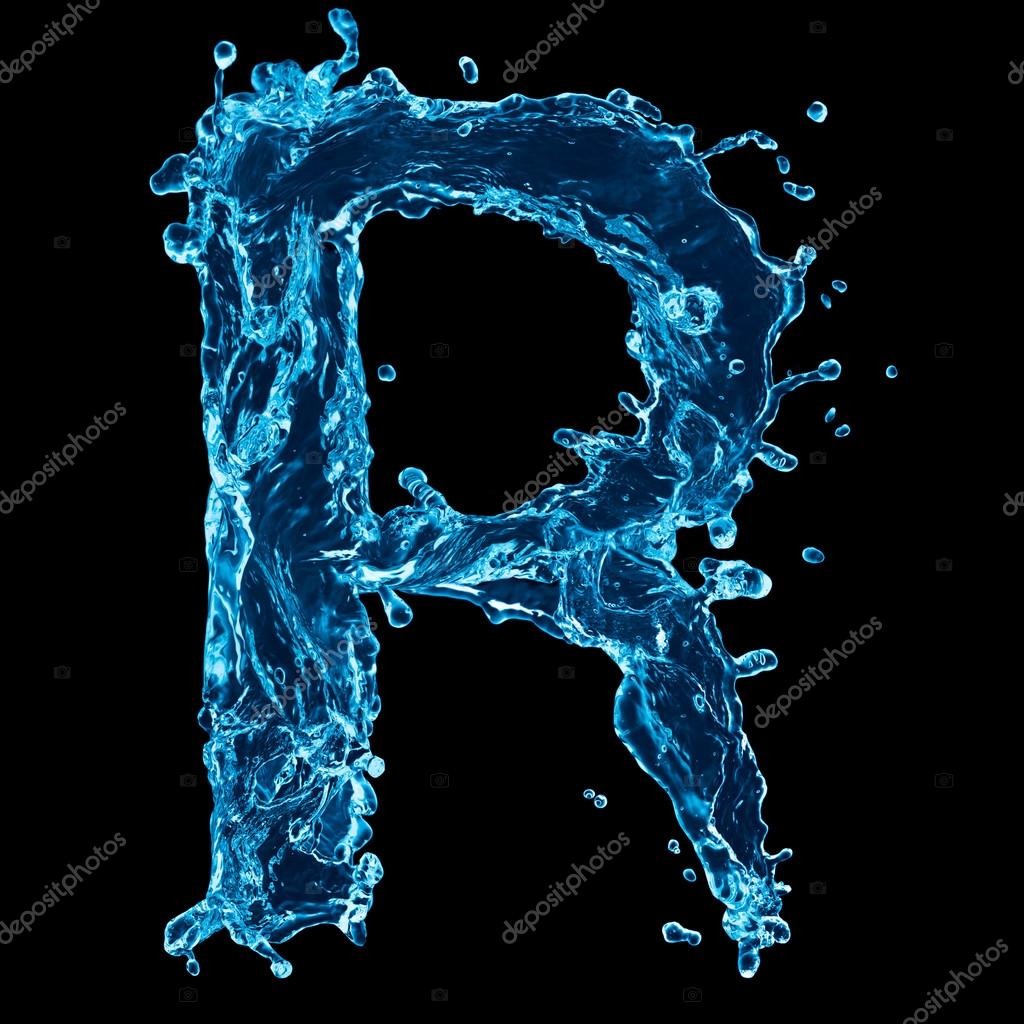 The Letter R In Water