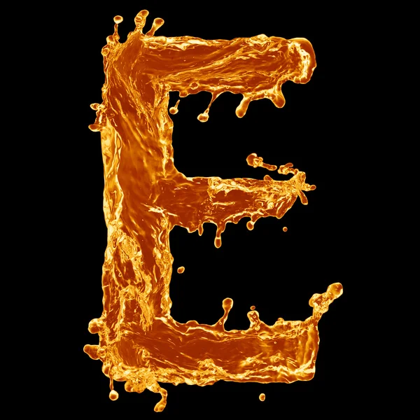Orange liquid splash alphabet Stock Photos, Royalty Free Orange liquid ...