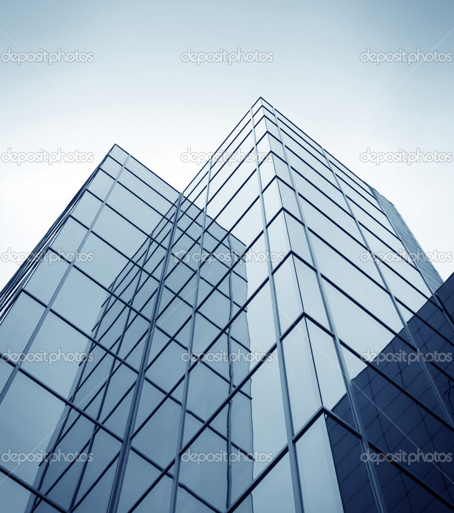 Blue texture of glass building Stock Photo by ©korovin 31770031