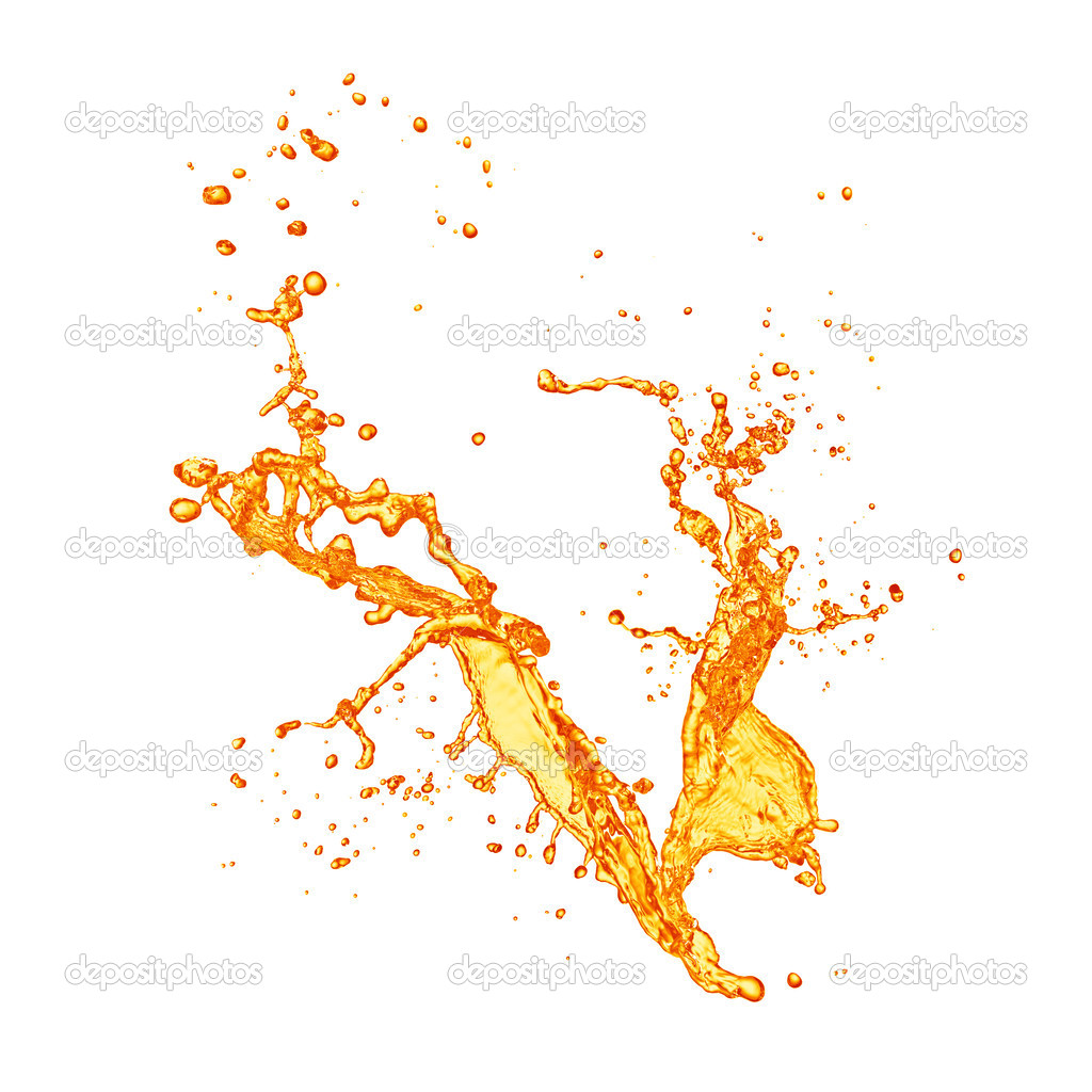 Orange juice splash — Stock Photo © korovin #31770073