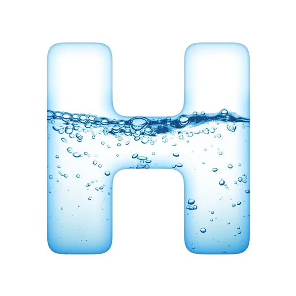 H Letter In Water