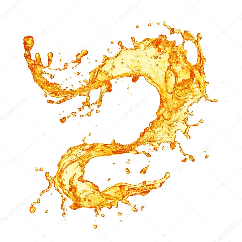 Orange juice splash — Stock Photo © korovin #47996527