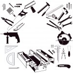 Hand tools Stock Vector by ©scusi0-9 9639731