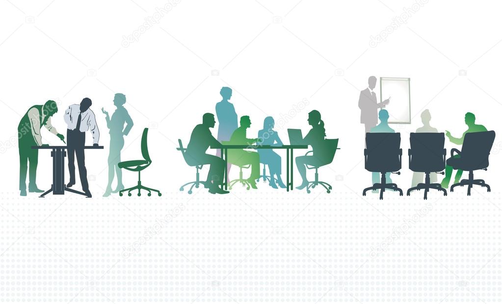 Office meetings Stock Vector Image by ©scusi0-9 #21883589